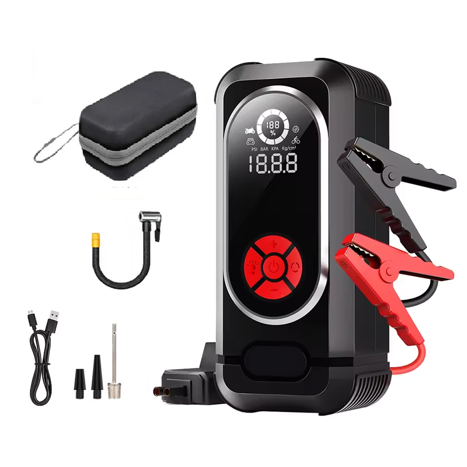 150PSI Portable Air Compressor Vehicle Motorcycle Tire Inflator Pumps ...