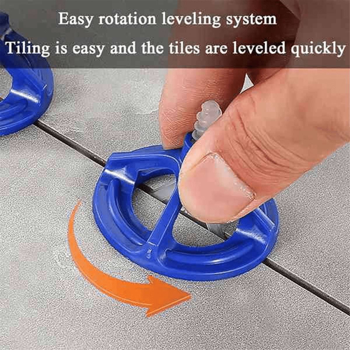 150Pc Ceramic Tile Leveling System Clips Spacers Straps Spiral Wadge ...