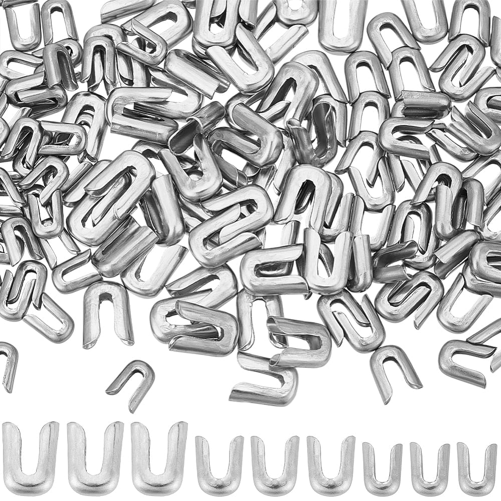 150Pcs 201 Stainless Steel Cover Cap Supplies 7~9x5~7x2~3mm Inner ...