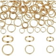 150Pcs 3 Styles 304 Stainless Steel Split Rings Double Loops Jump Rings ...
