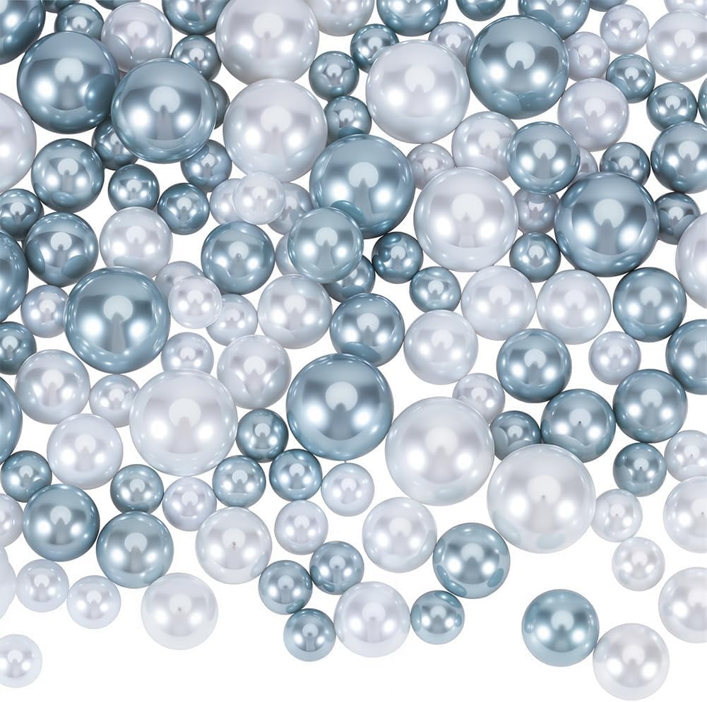 150Pcs Artificial Pearl Beads Vase Filler Pearls Bulk 10mm 14mm 20mm ...