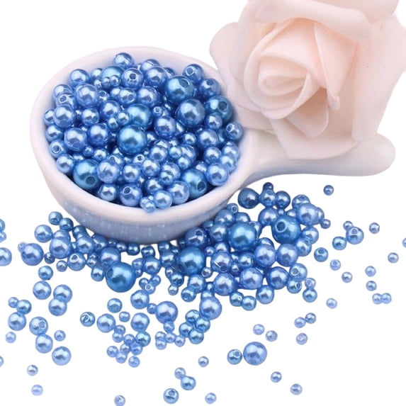 150Pcs Artificial Pearls for Craft 3-8MM Round Pearls Beads with Hole ...