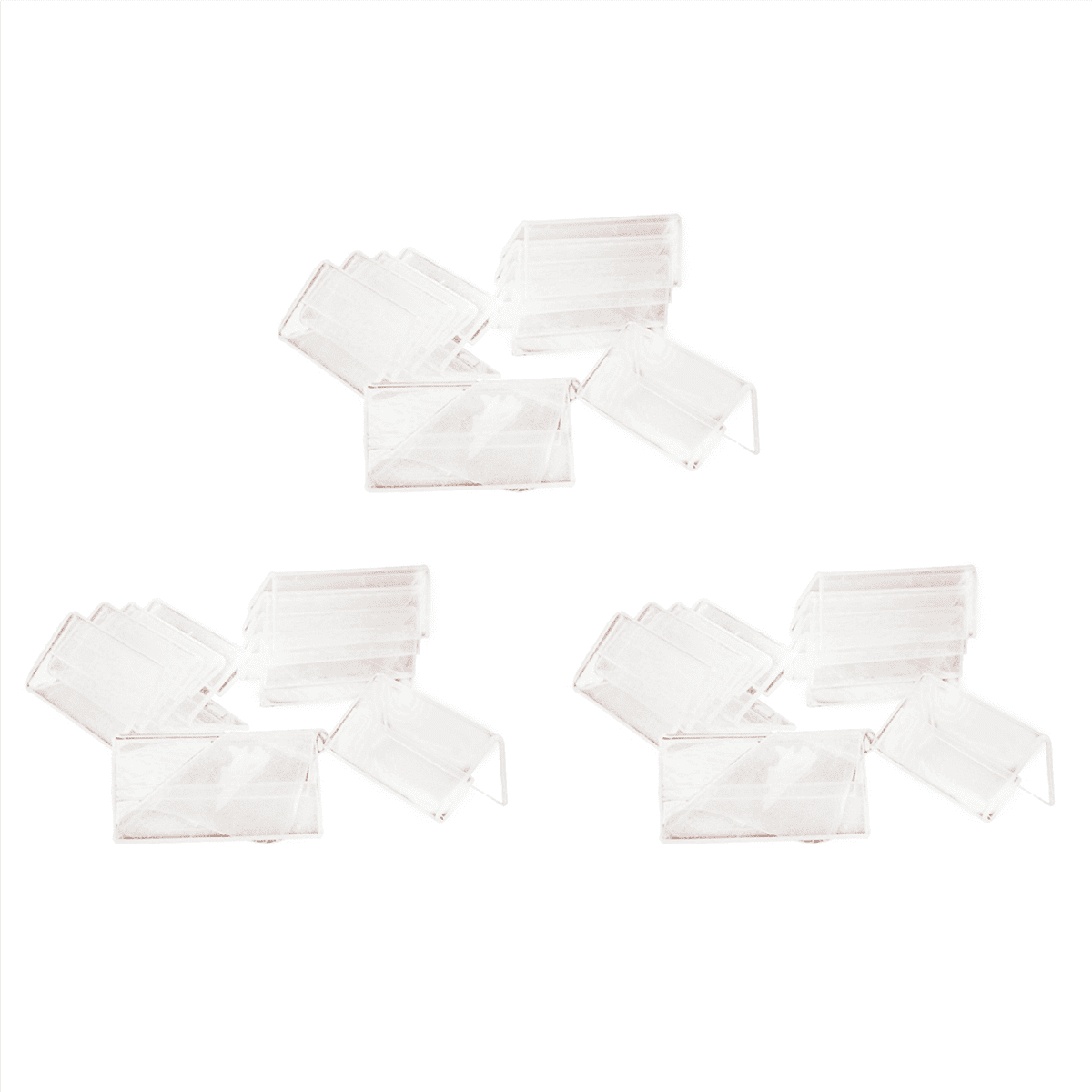150Pcs Clear Signage Card Holder Poster Holder Plastic Mini Label ...