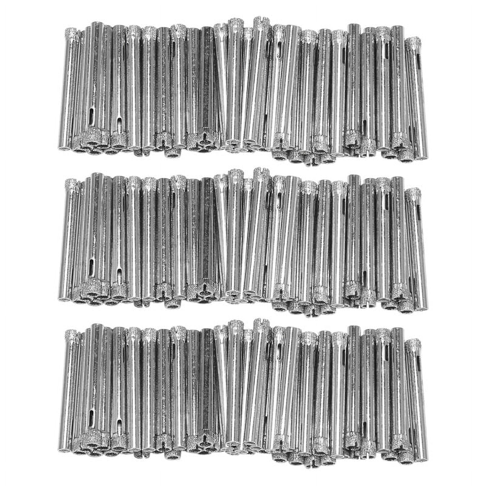 150Pcs Diamond Coated Drill Bit Set 6mm Diamond Tipped for Tile, Glass ...
