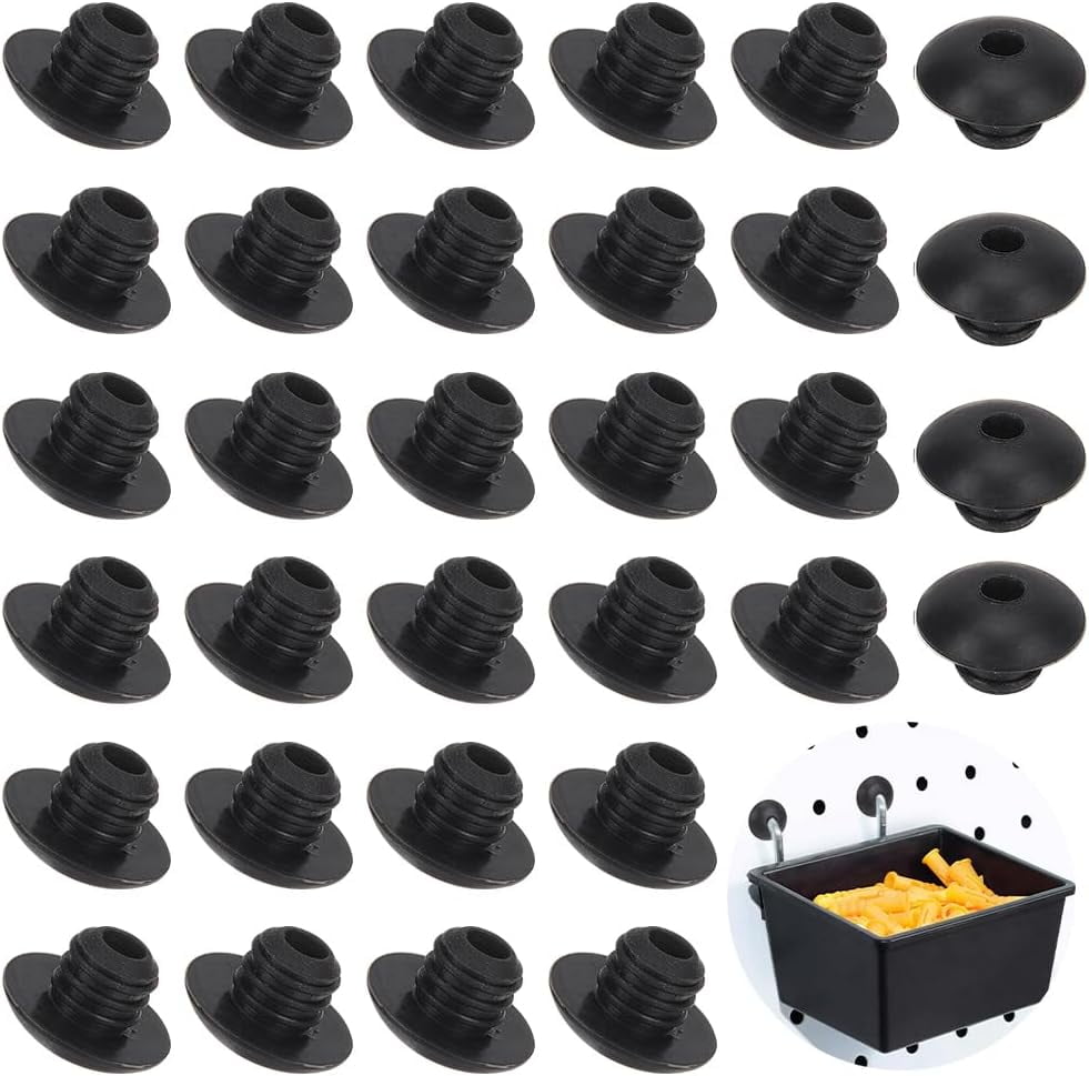 150Pcs Display Hook Stoppers Pegboard Hook Locks Rubber Peg Hook ...