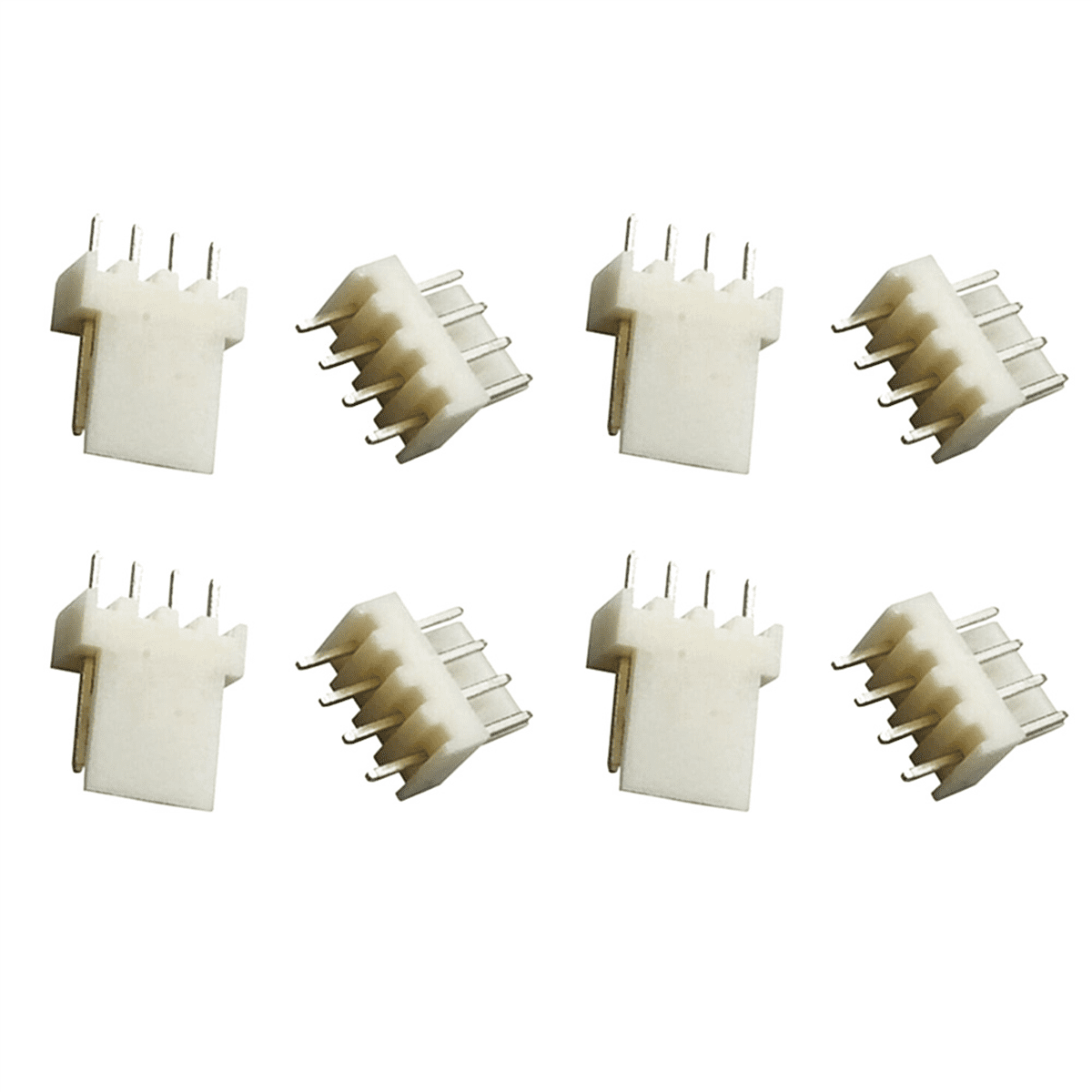 150Pcs KF2510 Connector 2.54MM Male Pin Header 4Pin Fan Connector for ...