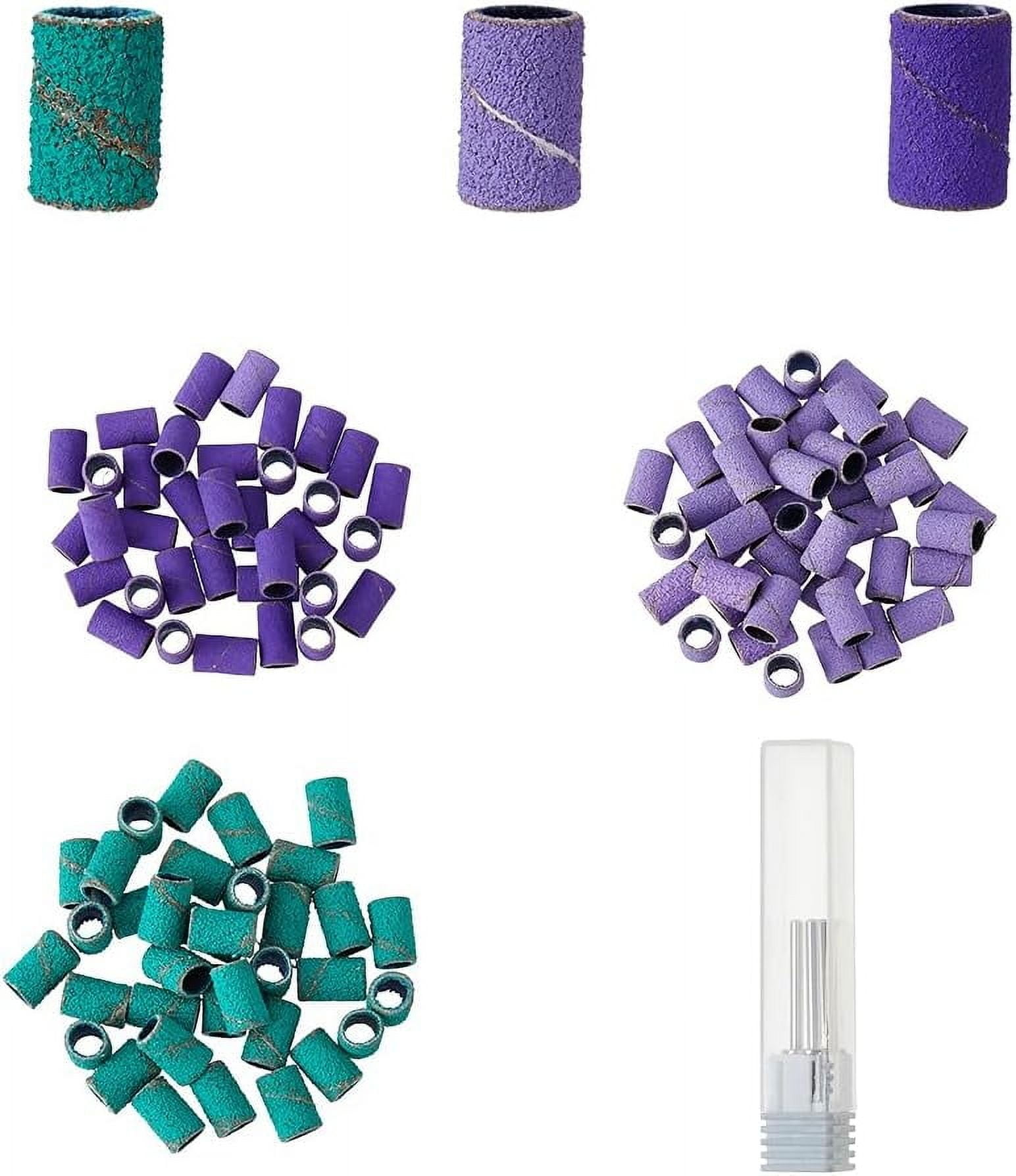 150Pcs Professional Small Sanding Bands PVC Plastic Nail File Sanding ...