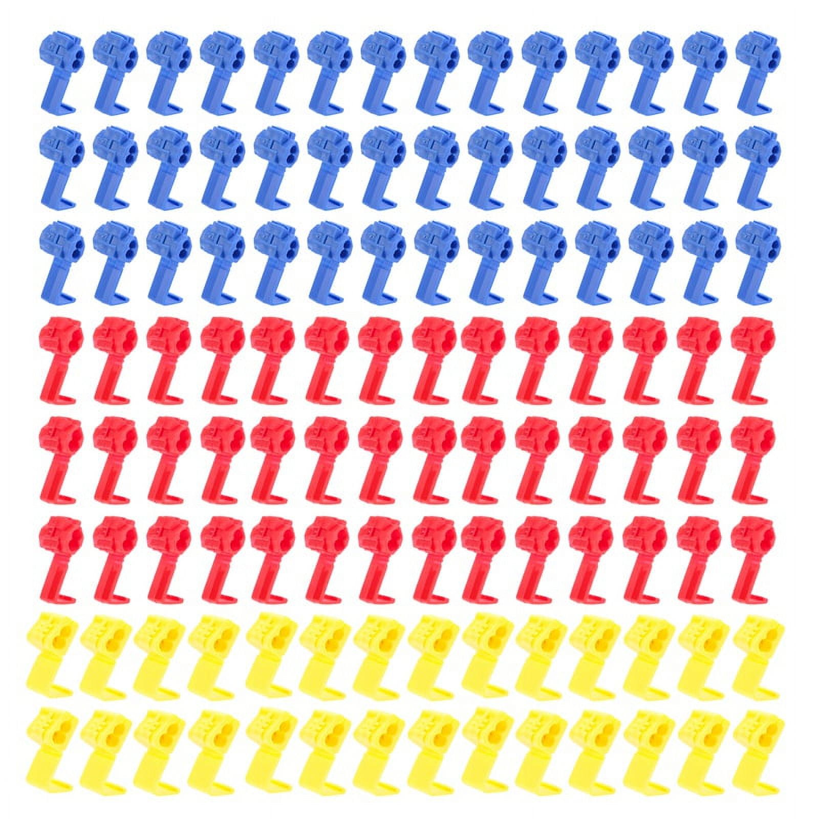 150Pcs Quick Splice Wire Connectors,Solderless Snap Electrical ...