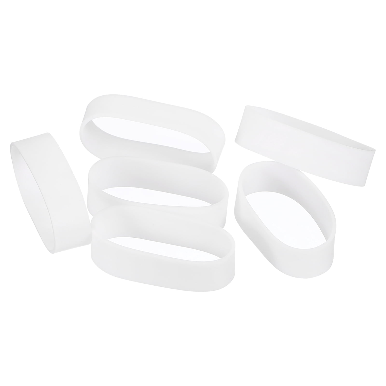 150Pcs Silicone Rubber Bands, 6mm x 17.5mm Rubber Bands Rings Cable ...