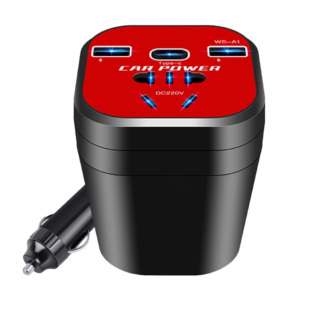 150W 12V 24V To 220V Car Power Inverter Led Display 3 Usb Ports ...