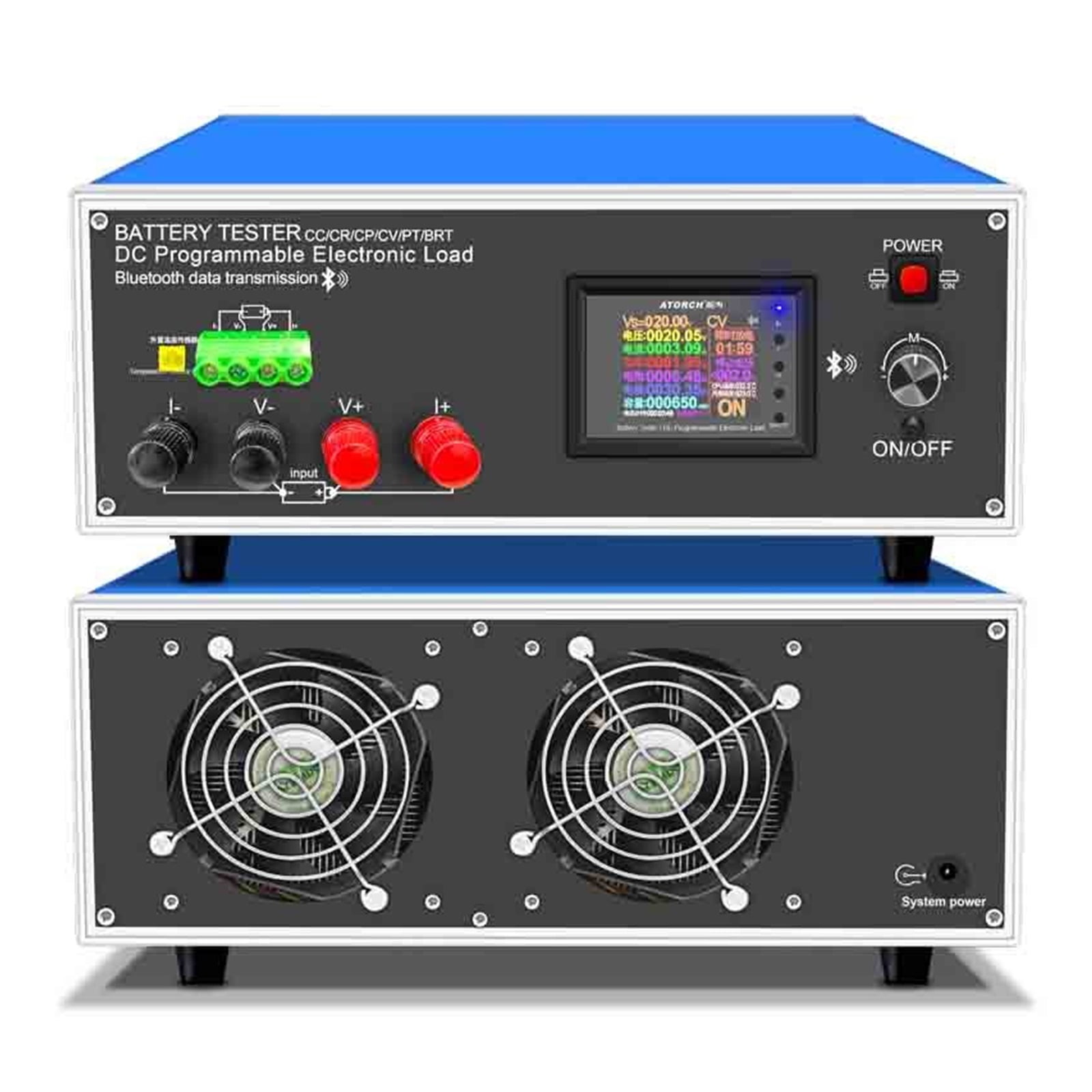 150W 25A/300W 30A 200V Programmable DC Electronic Load Meter Usb Tester ...