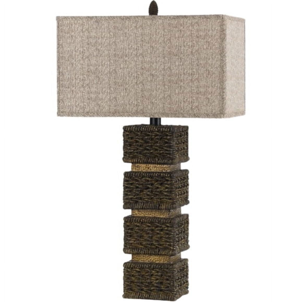 150W 3-WAY SLATINA RESIN WICKER TABLE LAMP - Walmart.com