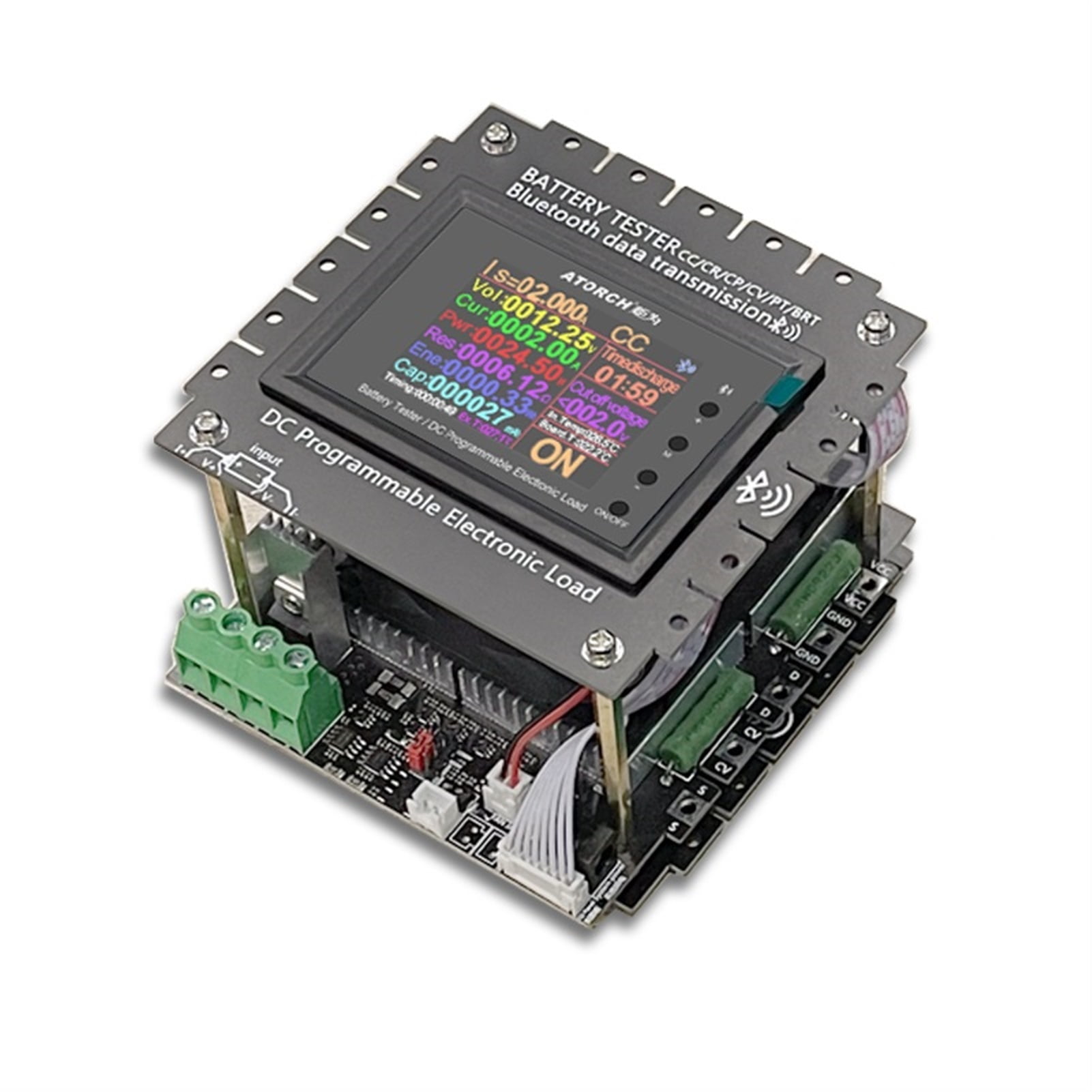 150W All-In-One 20A Bluetooth DC Power USB Tester Electronic Load ...