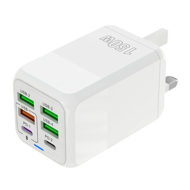 150W Fast Charger with 6 Ports High Speed USB C PD Charging Hub for ...