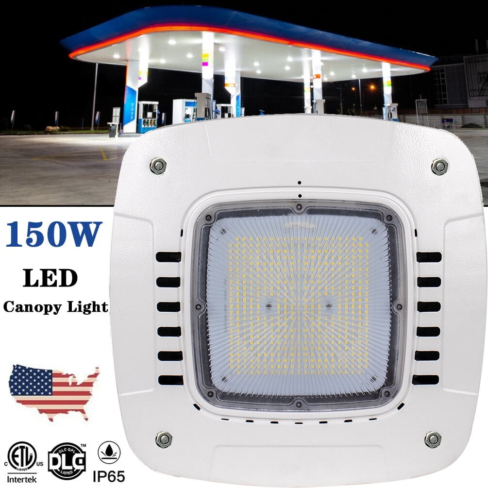 150W Gas Station LED Canopy Garage Light Fixture Outdoor Parking Lot ...