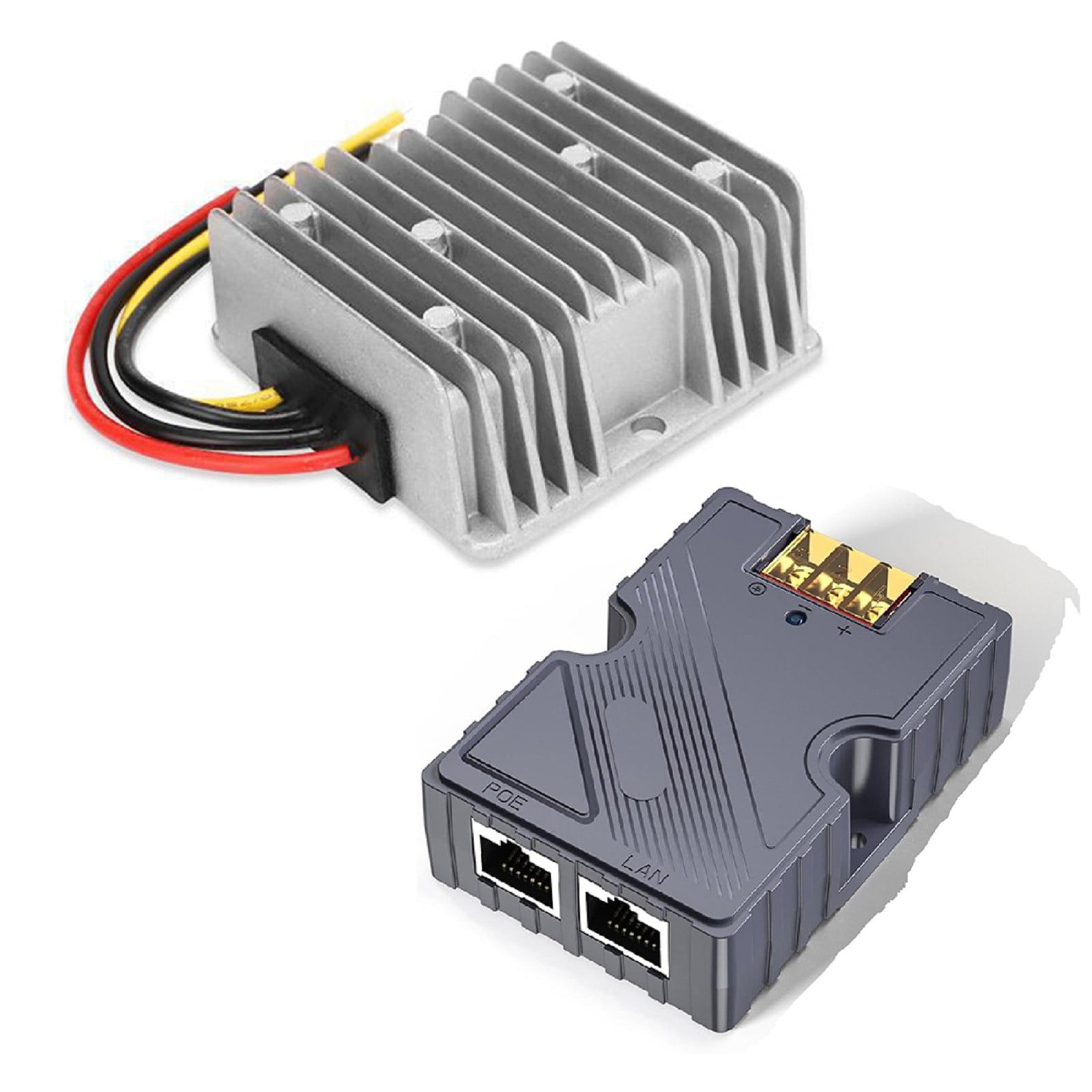 150W GigE PoE Injector for Starlink V3 with DC Step-up Converter 12V to ...