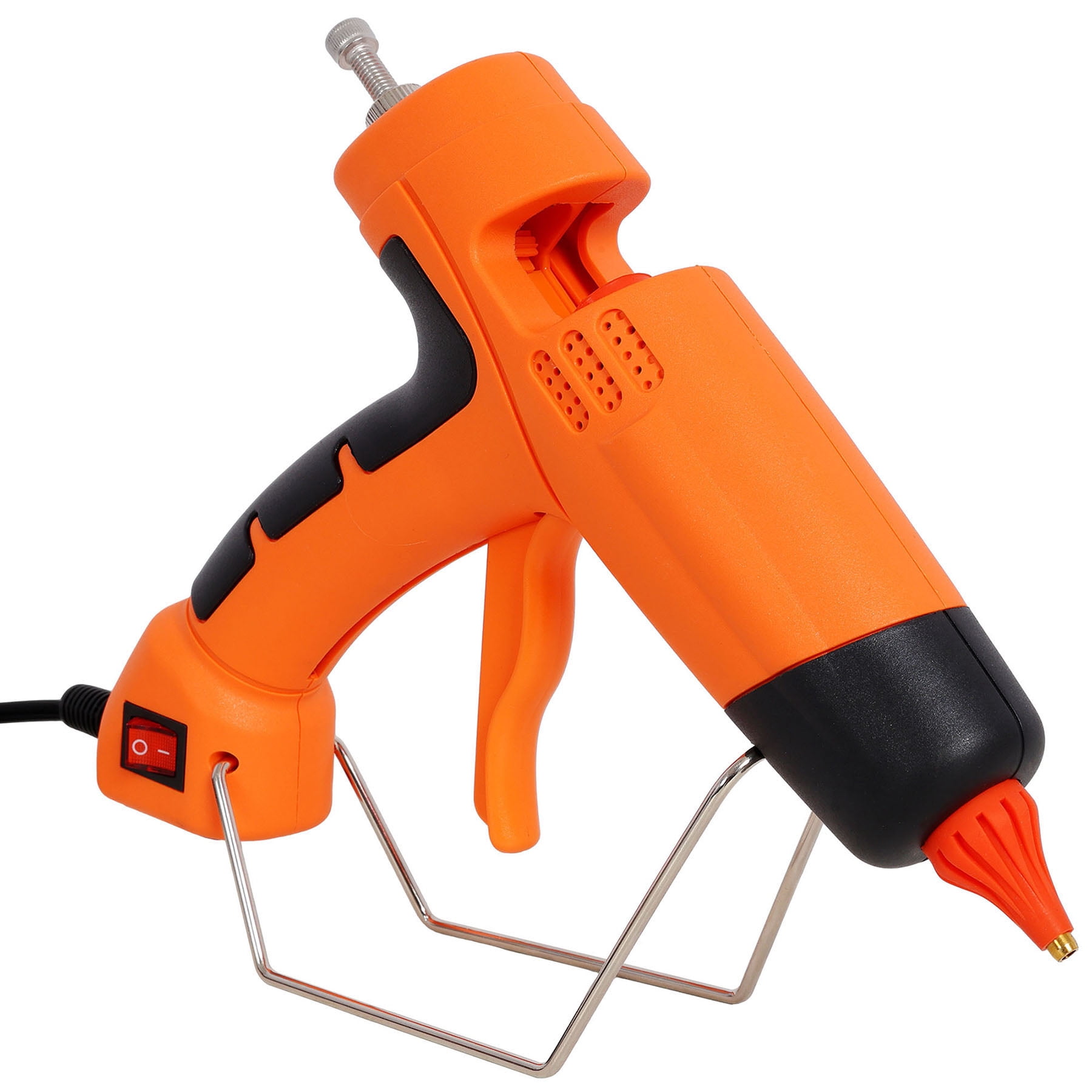 150W Hot Glue Gun Set in Orange with 4 Nozzles & 24 High-Quality Glue ...