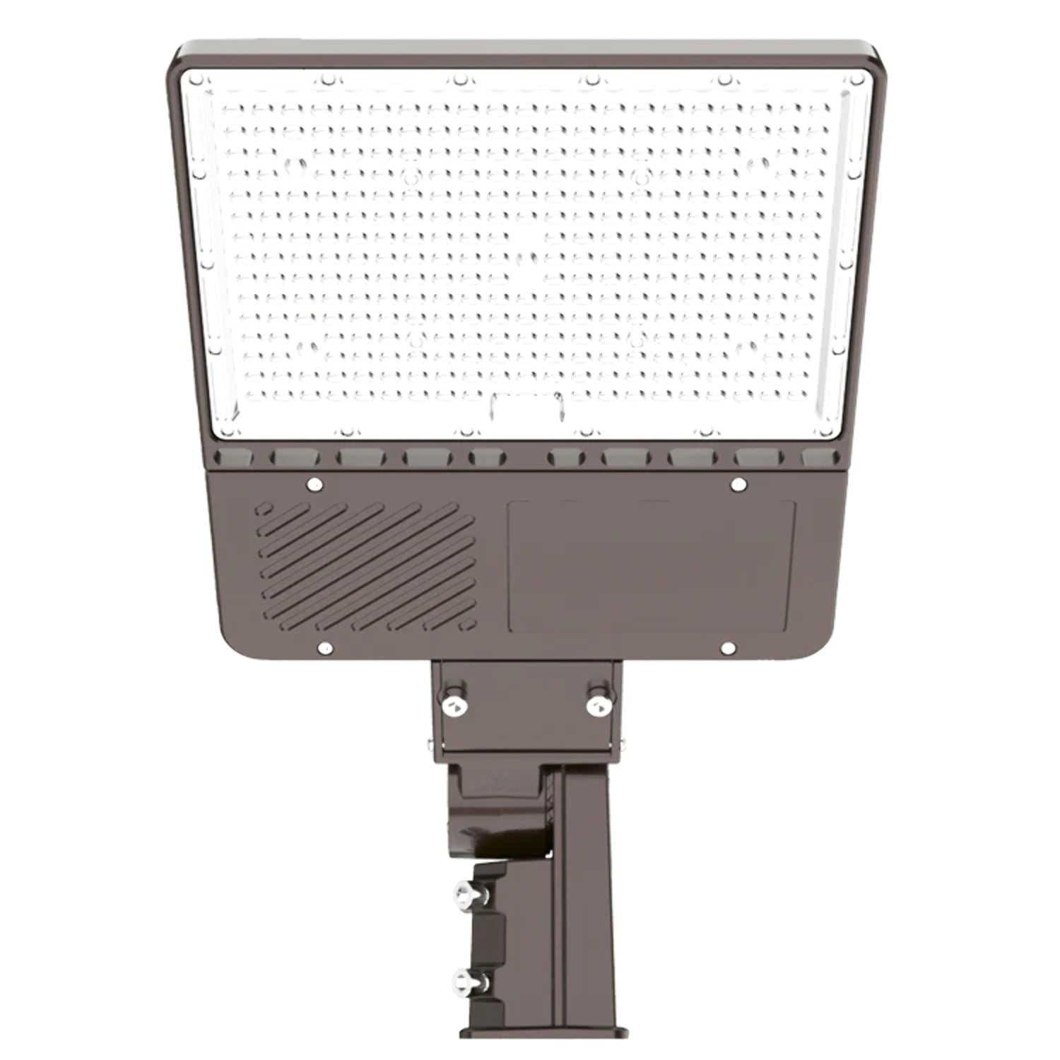 150W LED Shoebox Pole Light, Slip Fitter Mount - 21,000 Lumens, 5000K ...