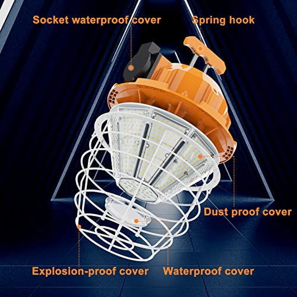 150W LED Temporary Work Light Fixture 24750Lm 5000K Cool White Daylight ...