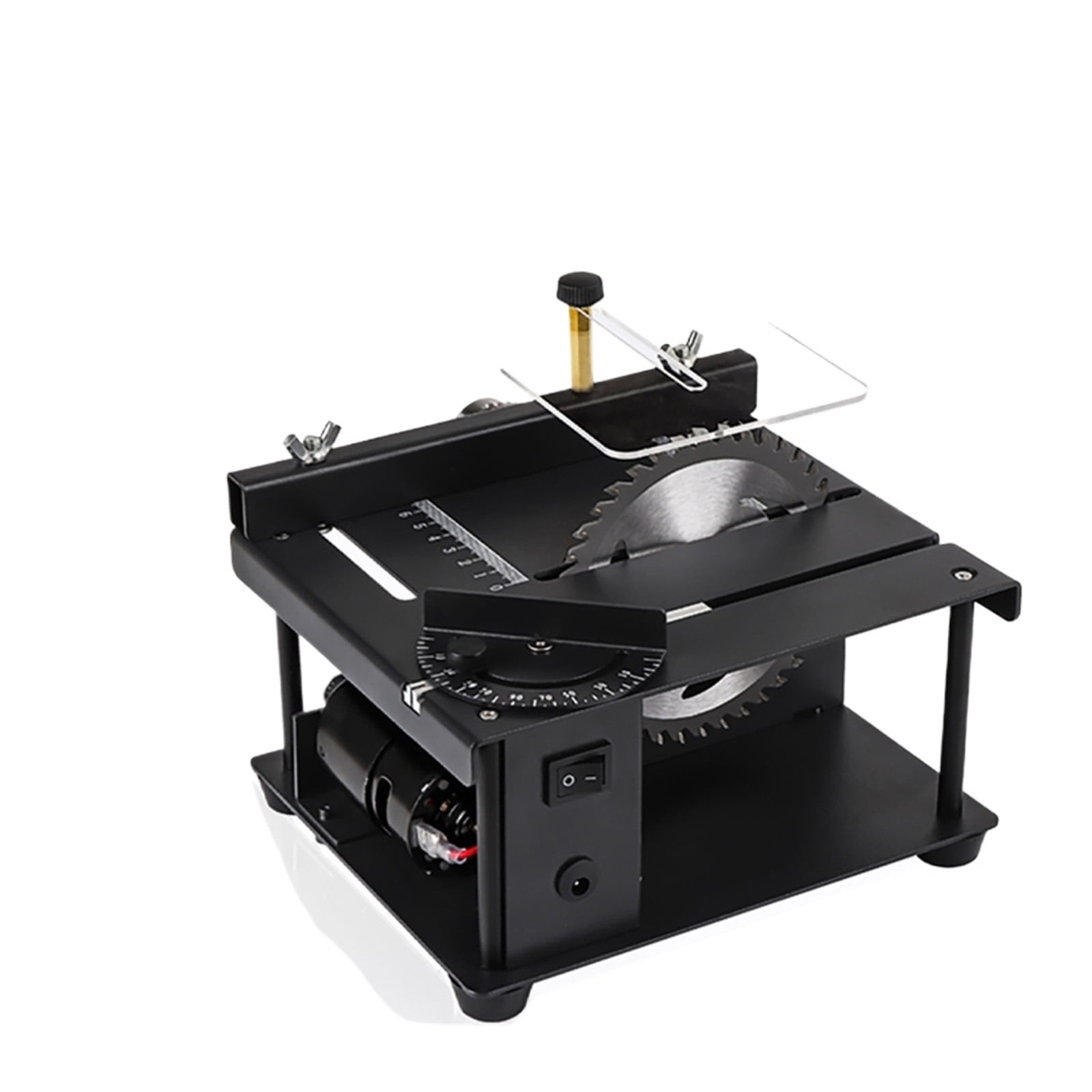 150W Multifunctional Mini Table Saw DC Woodworking Sliding Table Saw ...