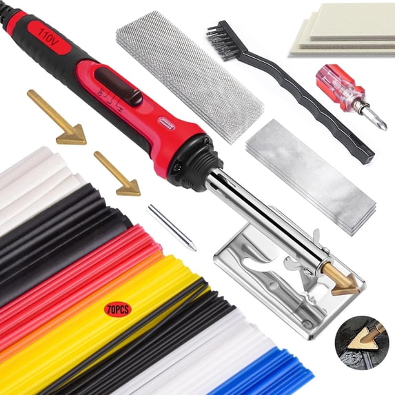 150W Plastic Welder Kit, 3Speed Temperature Control Plastic Welding Kit ...