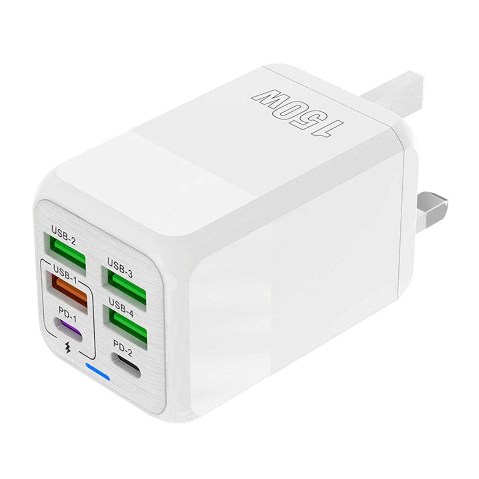 150W Port Fast Charger - 4 USB + 2 PD Ports, High - Speed Charging Hub ...