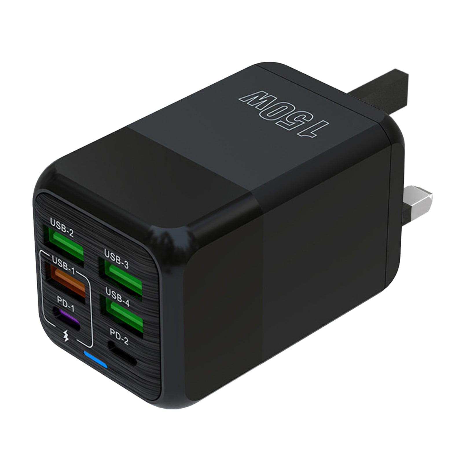 150W Port Fast Charger - 4 USB + 2 PD Ports, High - Speed Charging Hub ...