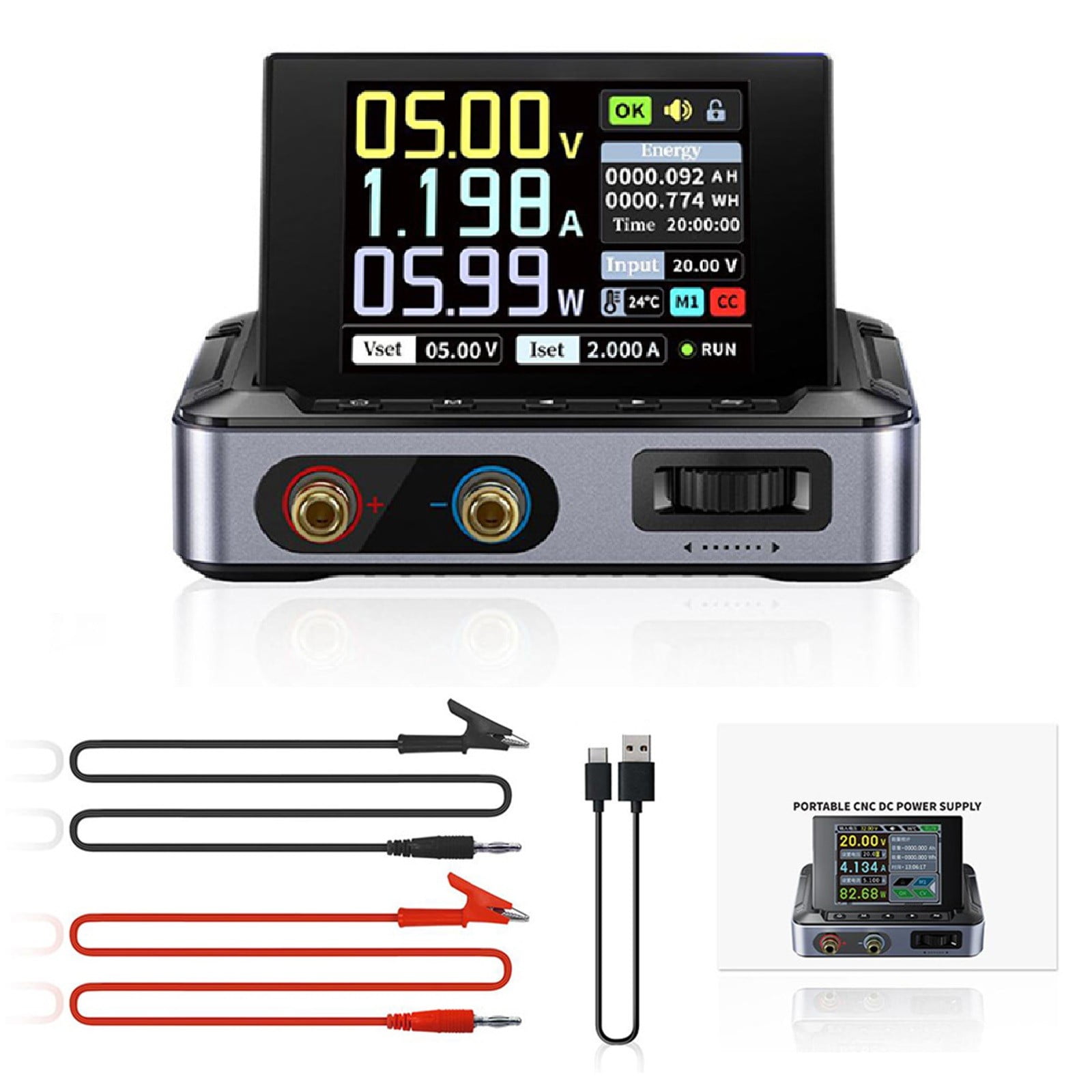 150W Portable 30V 5A Power Supply DPS-150 CNC DC Adjustable Regulated Power Supply Support PD ...