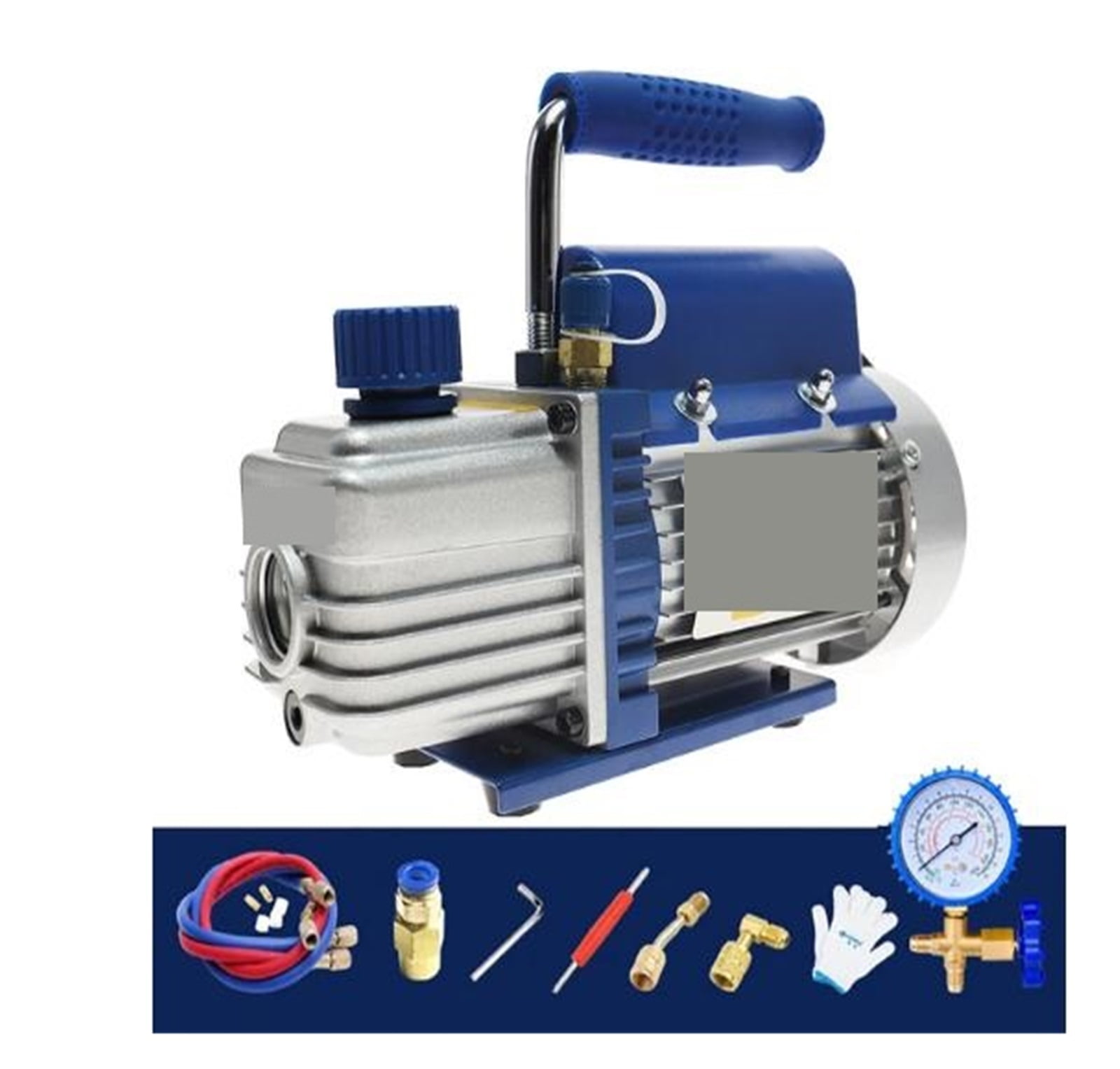 150W Refrigerant Vacuum Pump Kit for 1P Air Conditioning Pump Vacuum Machine R410A R407C R134a ...