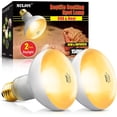 150W Reptile Heat Lamp Bulbs, 2Pack Heat Lamp Bulbs for Reptiles ...