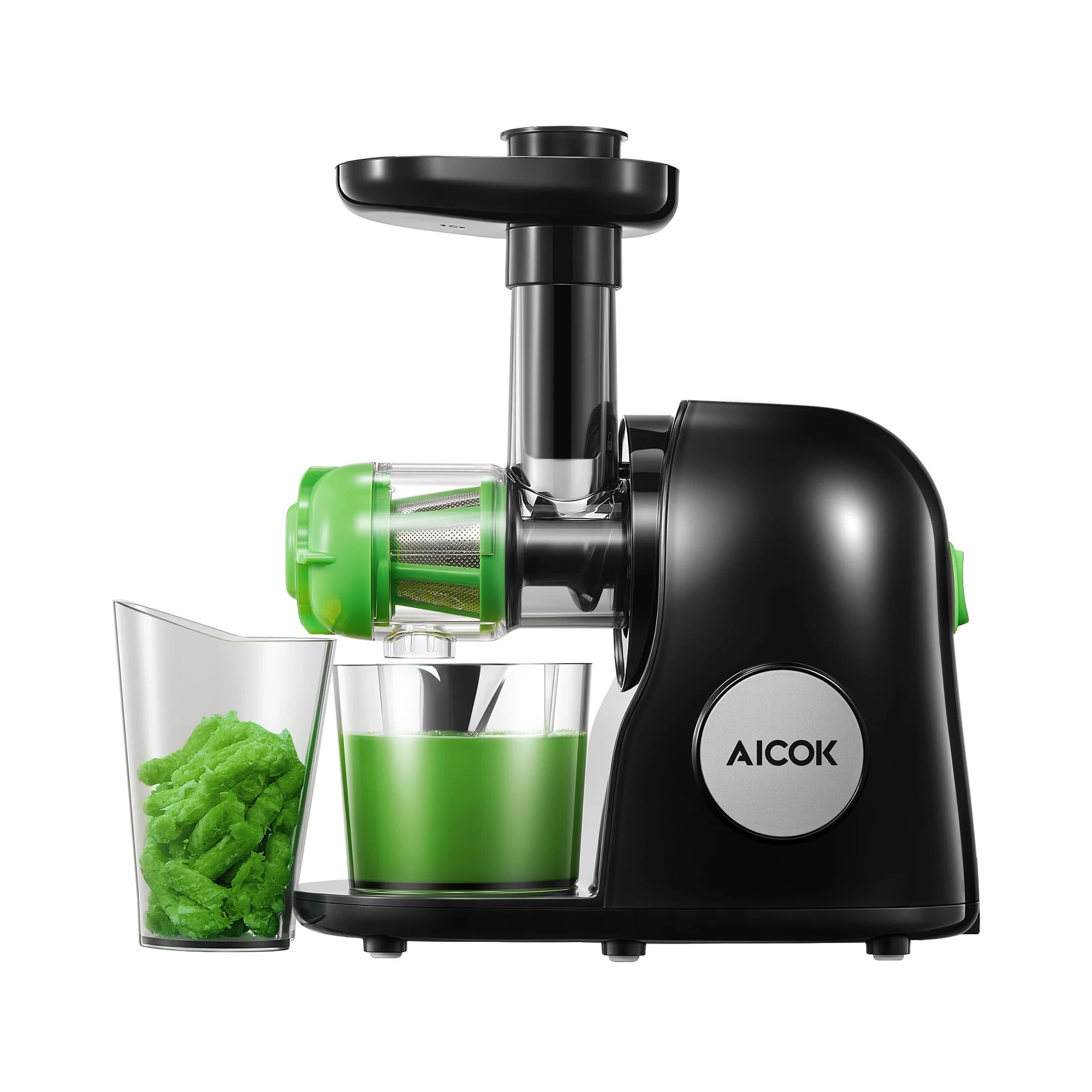 150W Slow Masticating Juicer Extractor with Higher Juice Yield, Drier ...