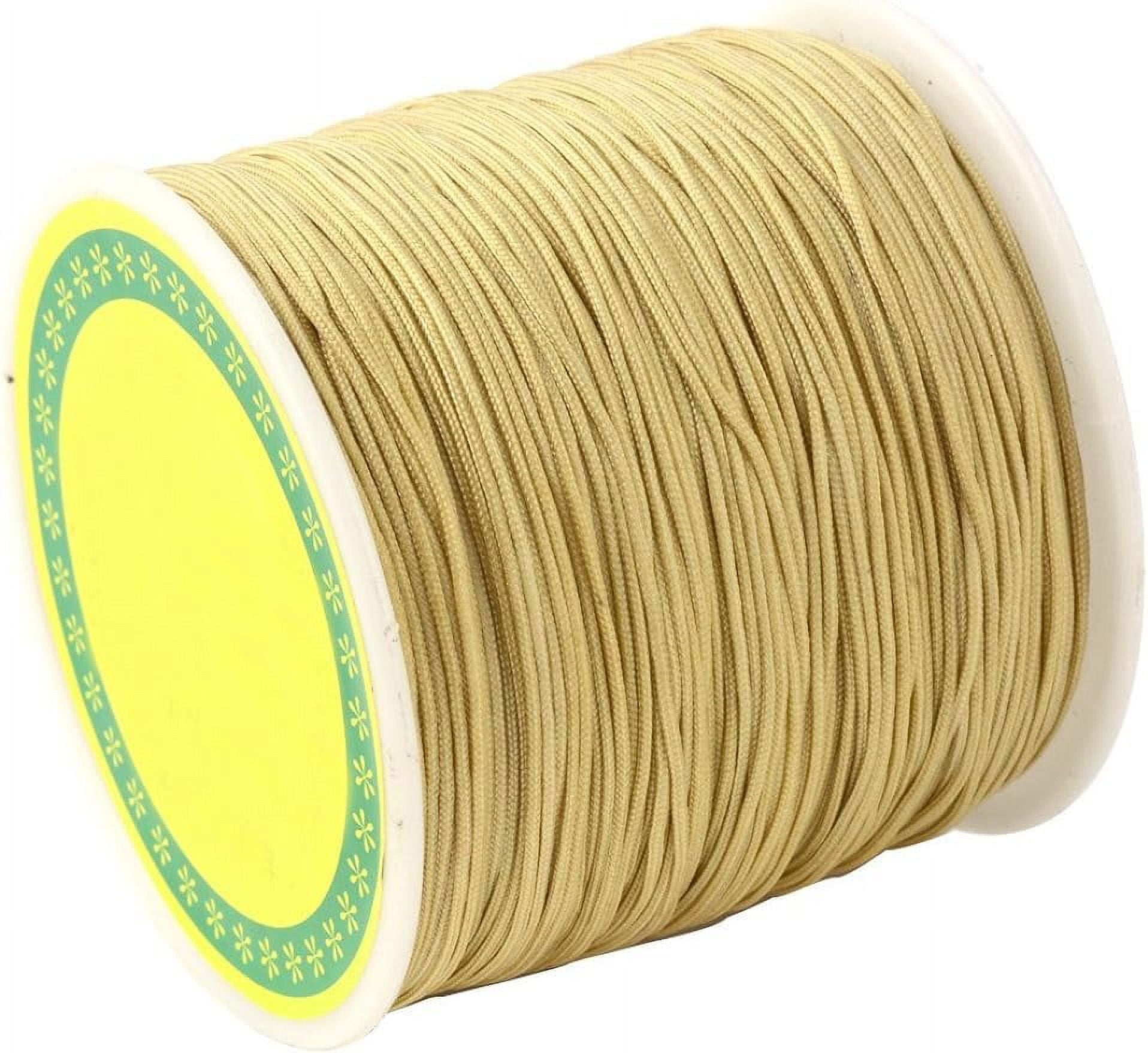 150Yards 0.5mm Nylon Cord for Chinese Knotting Kumihimo Beading Macramé ...