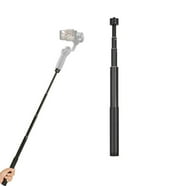 onn 12.9"-39" Wireless Selfie Stick with Smartphone Cradle, GoPro Mount ...