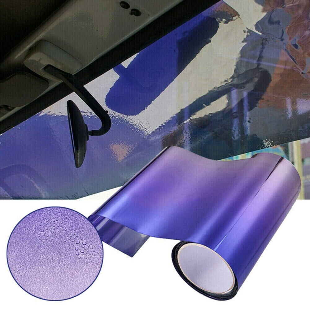 150cm Purple Sun Visor Tint Film Strip Car Front Windshield UV Shade ...