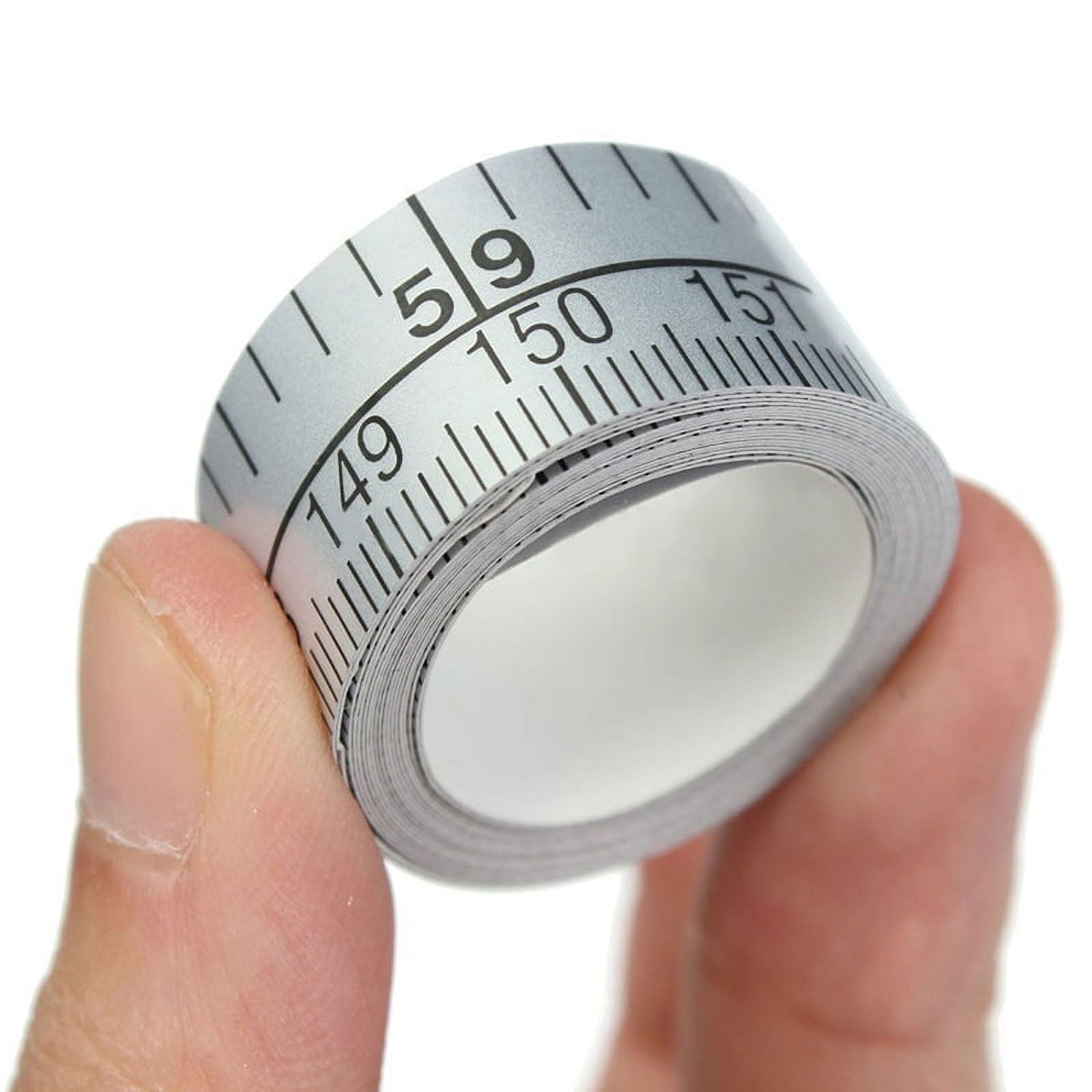 150cm Self Adhesive Measure Tape Vinyl White Ruler Sticker w D Easy ...