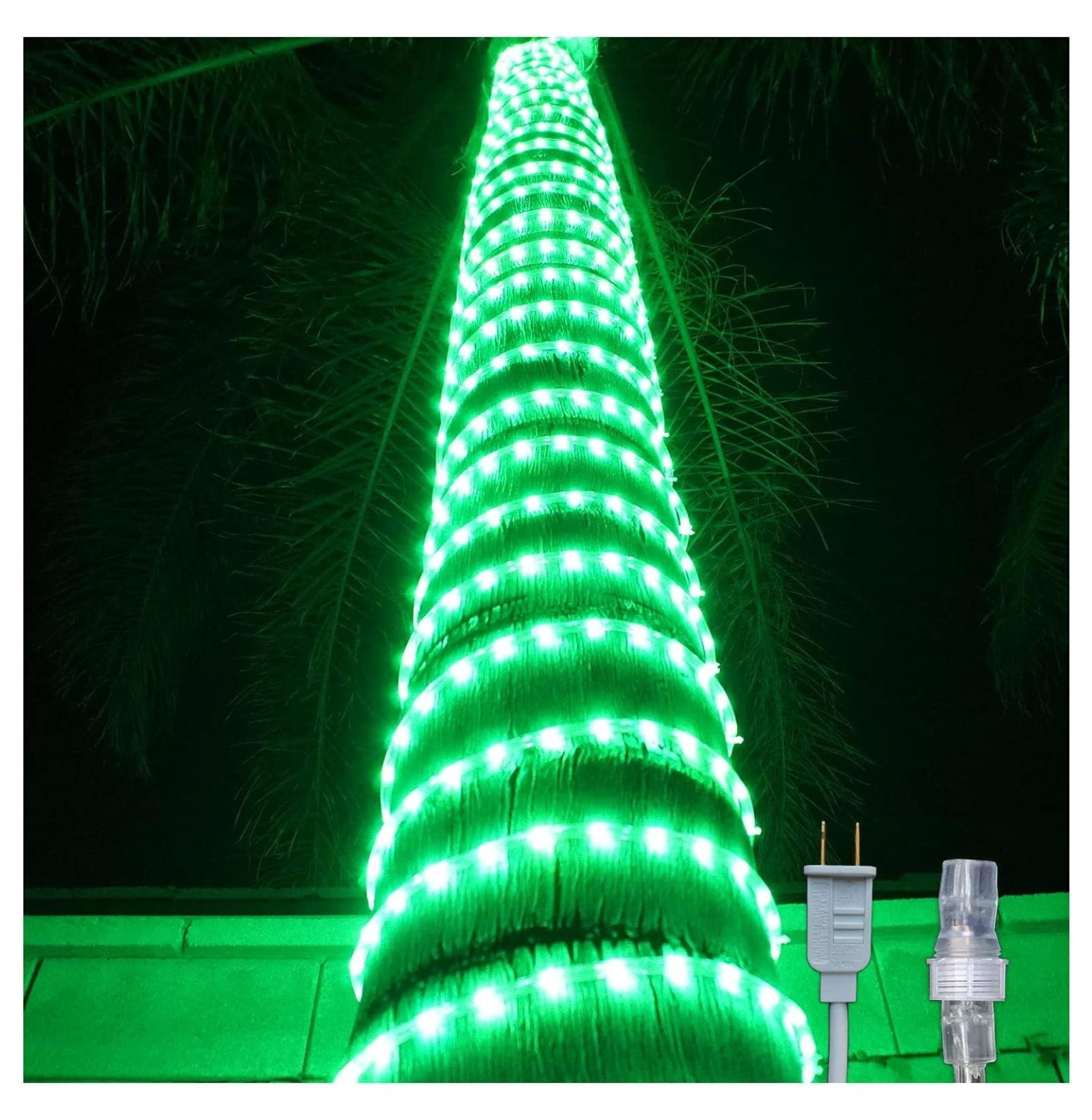 150ft/1620 LED Rope Lights for Christmas Theme Colors Party Outdoor ...