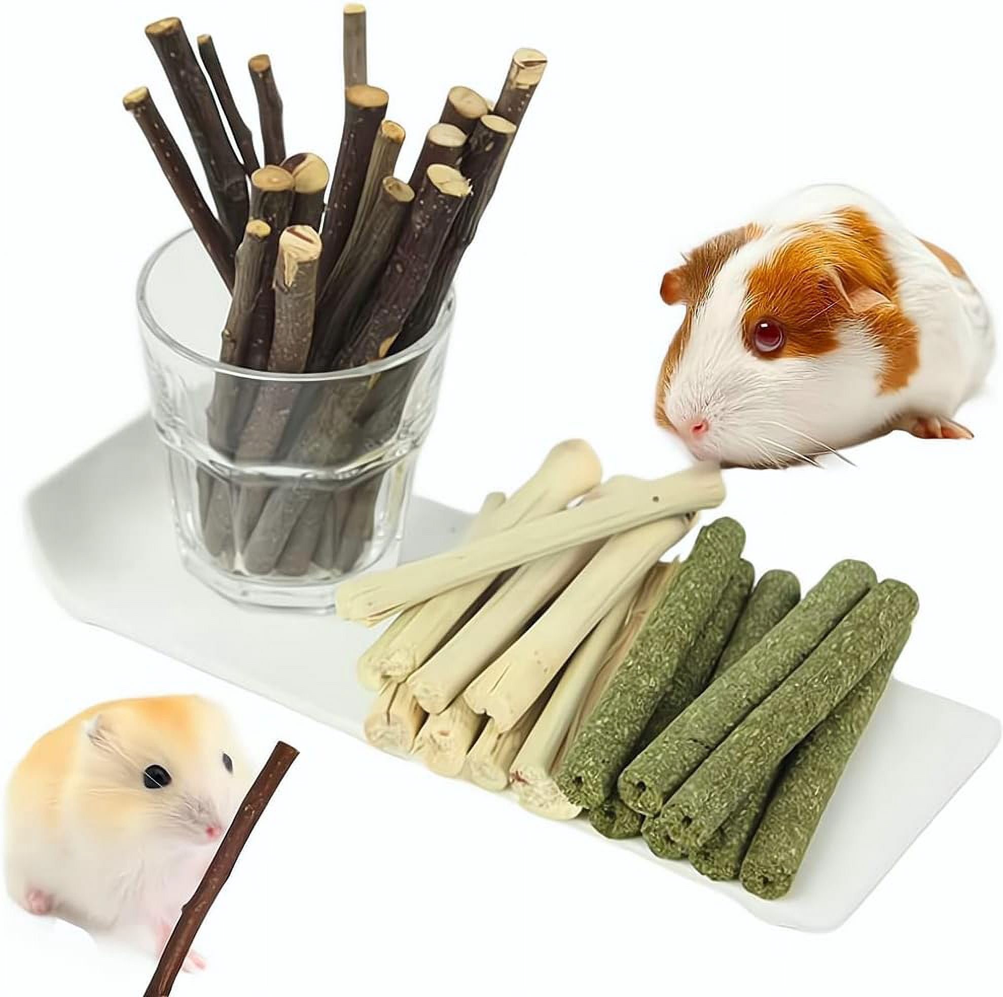 150g 3 Types of Combined Chew Toys Molar Sticks Sweet Bamboo Apple ...
