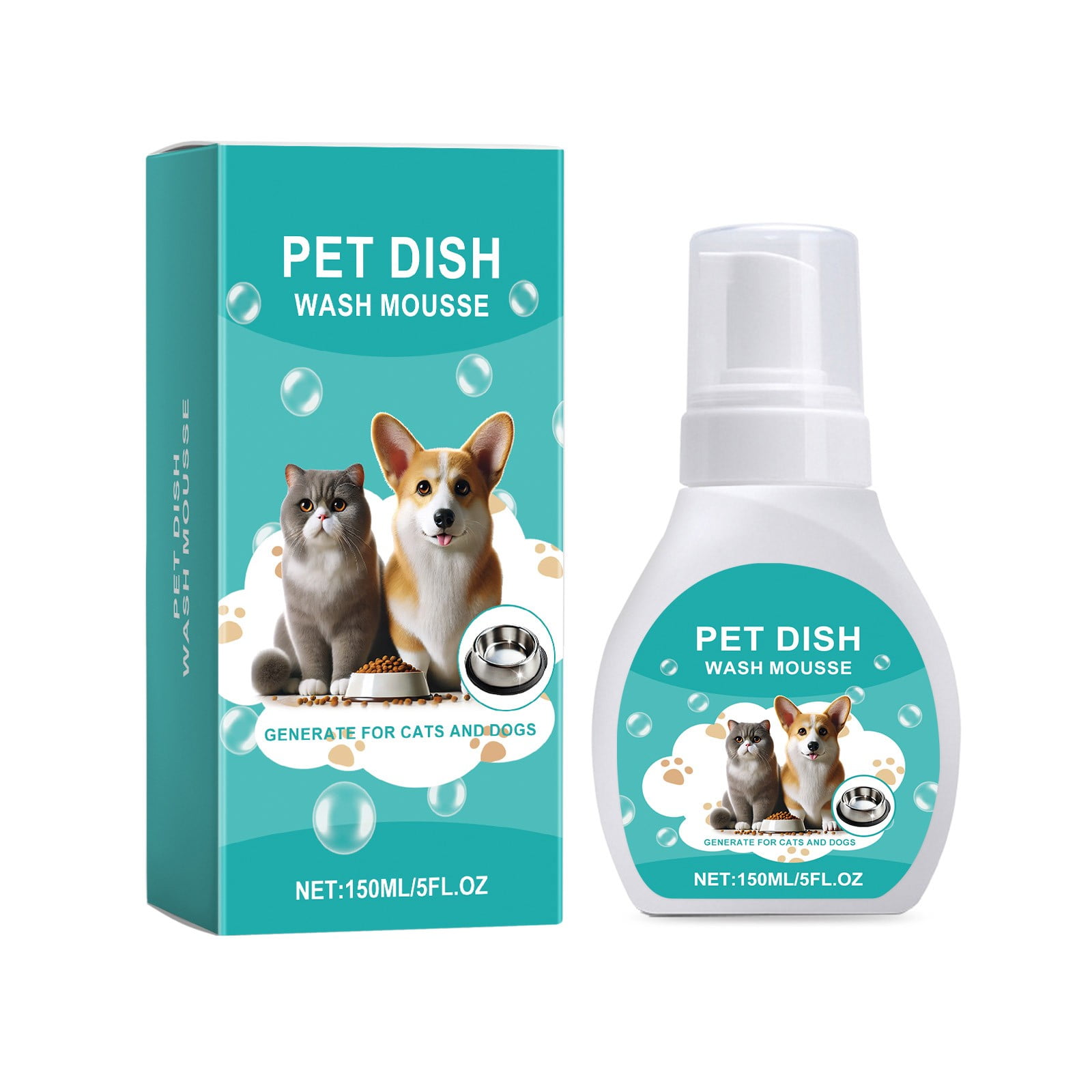 150ml Dog Bowl Cleaner Dog Dish Washing Liquid Formulated for Pets ...