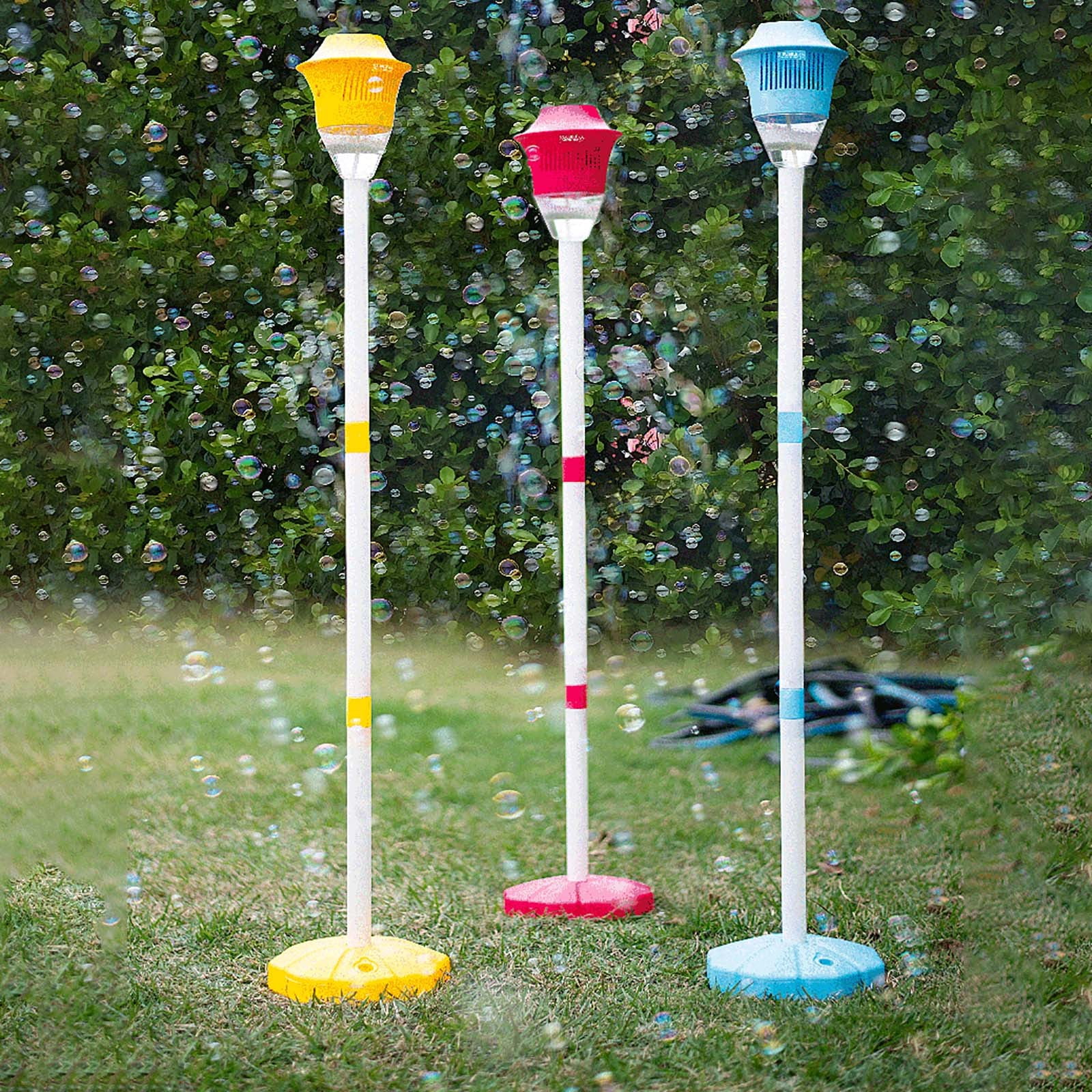 150ml Street Lamp Shape Fully Automatic Bubble Machine With Light And ...