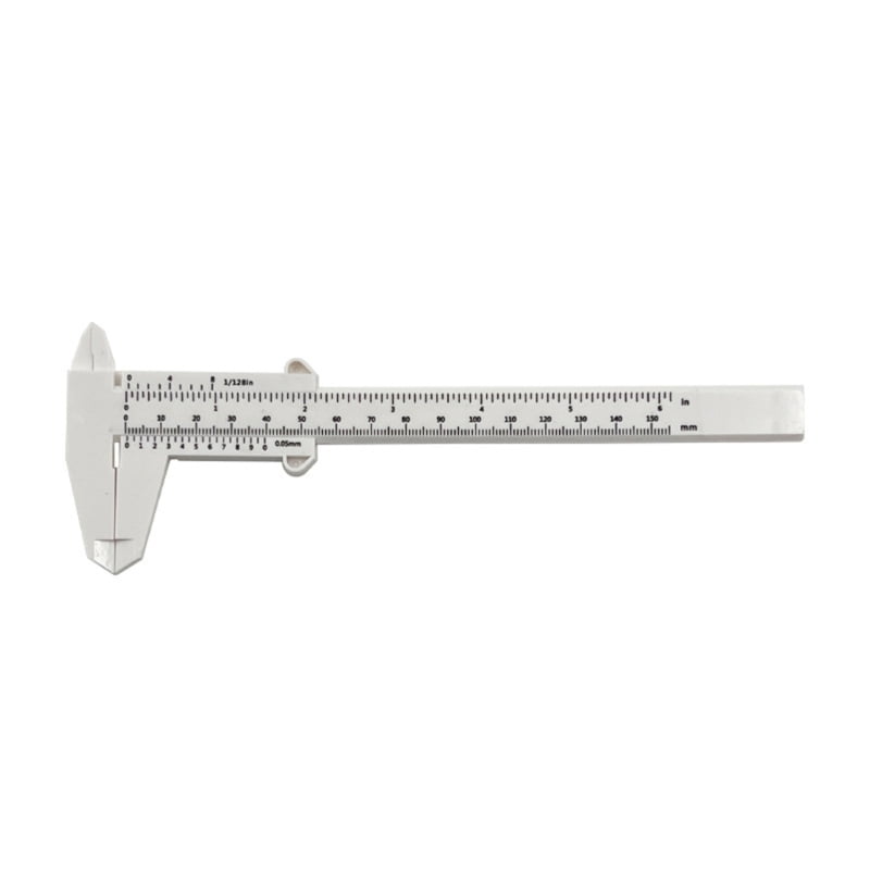 150mm 6inch Double Scale Vernier Caliper Plastic Construction For ...