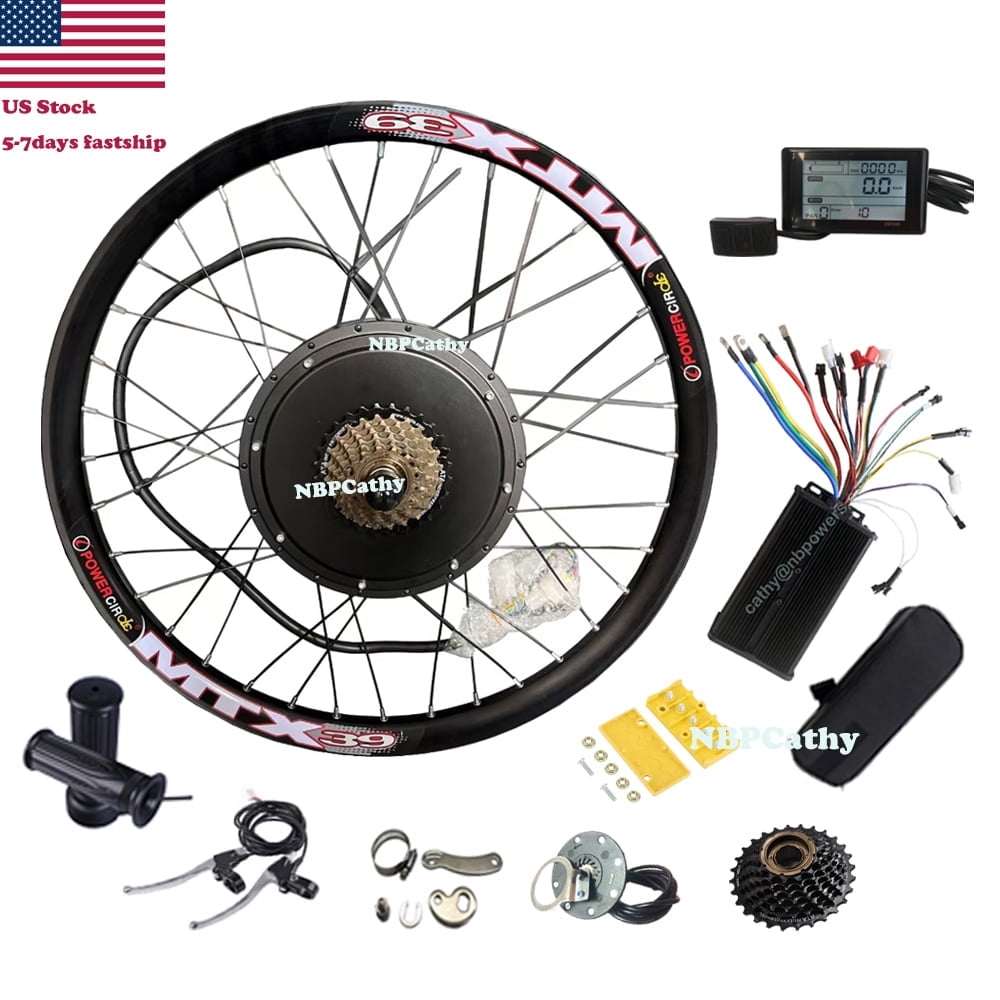 Walmart 26inch 3000W Electric Bicycle Motorized Conversion Kit with 80A ...