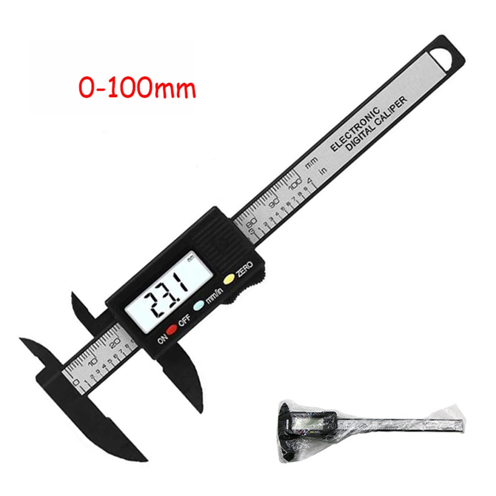 150mm Electronic Digital Caliper 100mm Dial Vernier Caliper Gauge ...