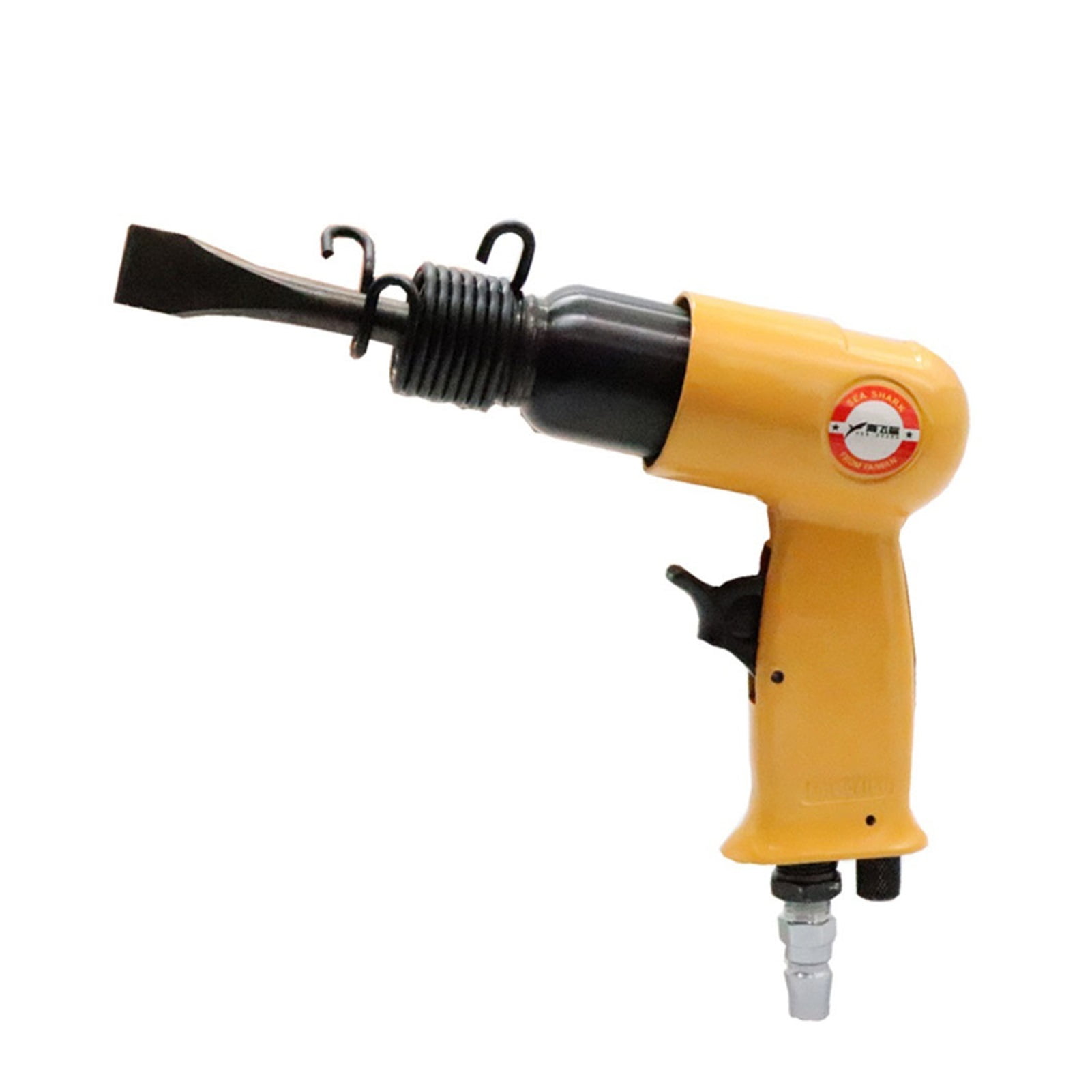 150mm Mini Air Shovel Gun with 4 Chisels Pneumatic Pistol Gas Hammer ...