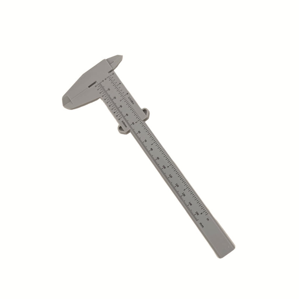 150mm Plastic Vernier Caliper Measuring Device Double Marking System ...