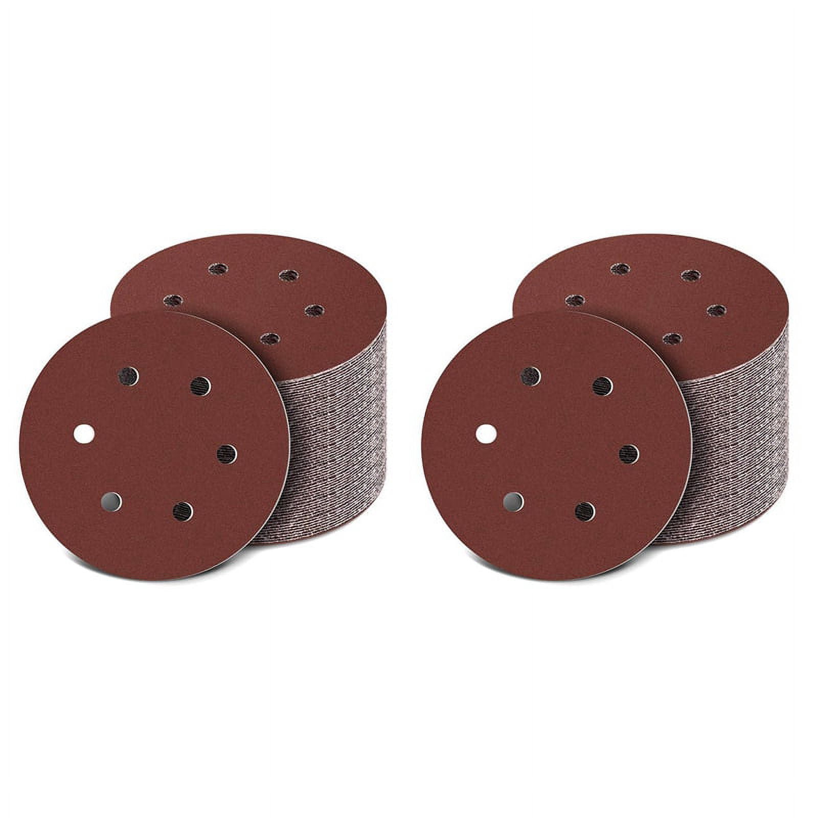 150mm Sanding Disc, 6 Inch Hook and Loop Sanding Pads, 200 Pcs ...