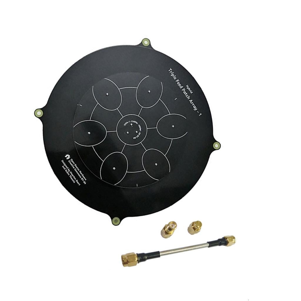150mm Triple Feed Patches 5.8Ghz 14Dbi Pagoda Array FPV Antenna Images Transmitter Flat Panel ...