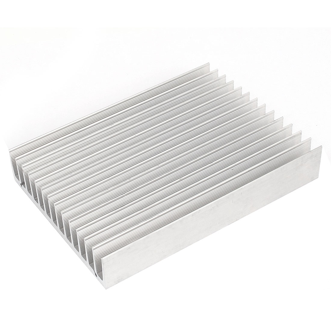 150mx110mx25mm Aluminum Rectangle Heat Diffuse Cooling Fin Heatsink ...