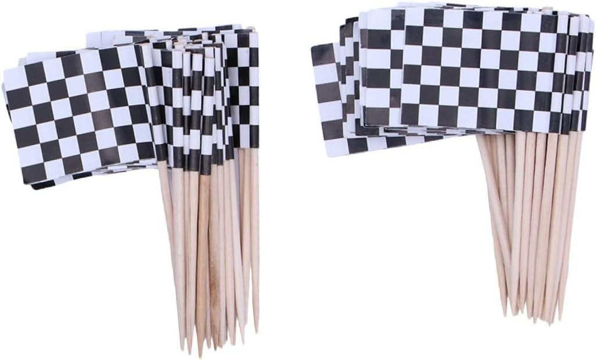 150pcs Black and White Checkered Flag Cute Flag Checkered Racing Flags ...