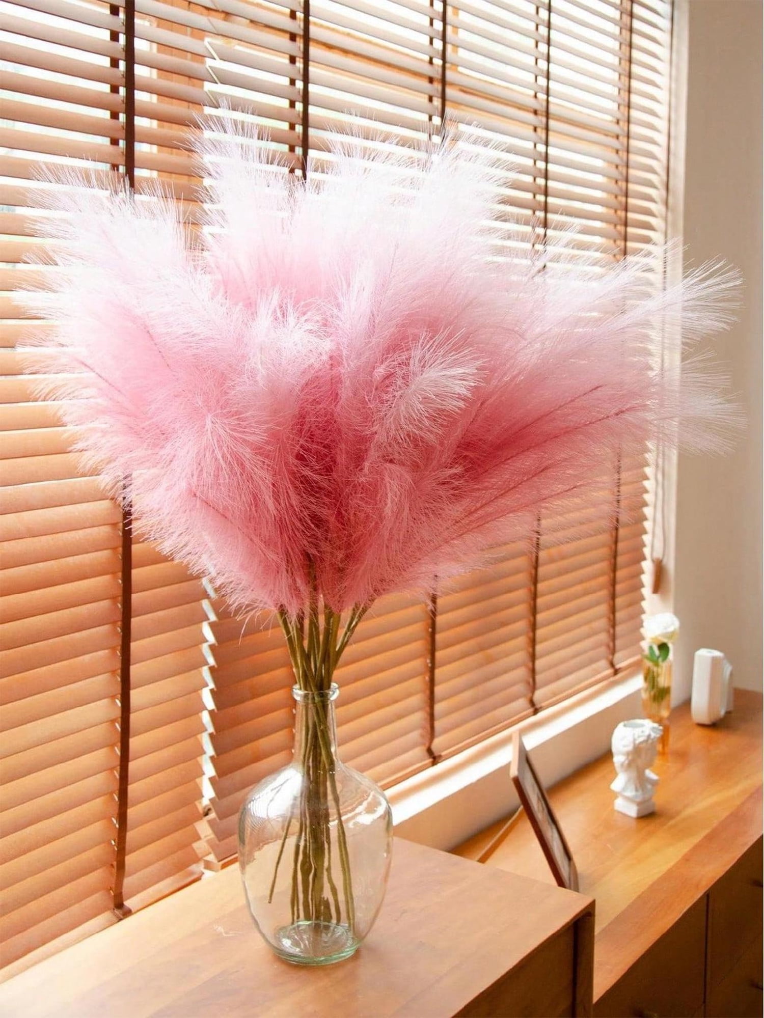 150pcs Faux Pampas Grass, Decorative Vase Fillers for Boho Farmhouse ...