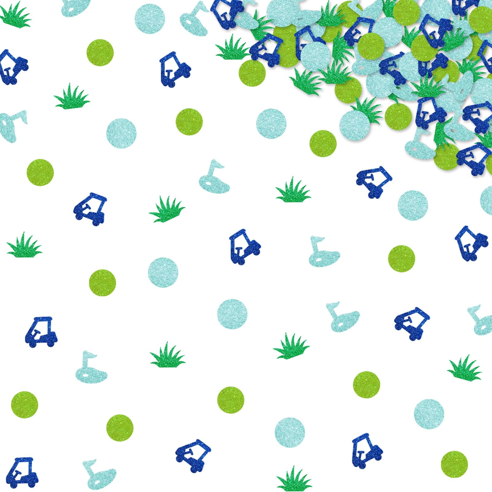 150pcs Golf Confetti, Golf IFF17 Party Paper Confetti, Golf Gender ...